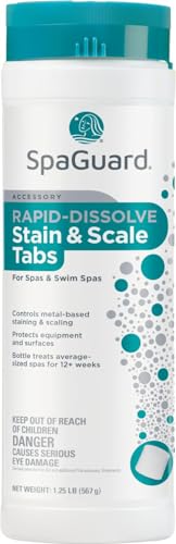 SpaGuard Rapid Dissolve Stain & Scale Tabs (567 gm) (P/N: 5663) — Aqua-Tech