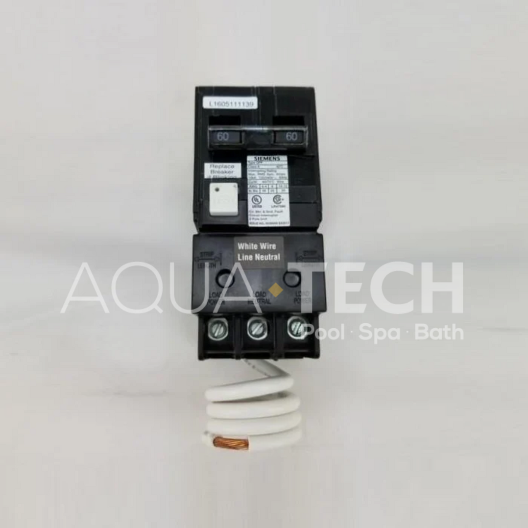Siemens Spa/Hot Tub Outdoor Panel with 60 Amp GFCI Breaker (P/N: W0408 ...
