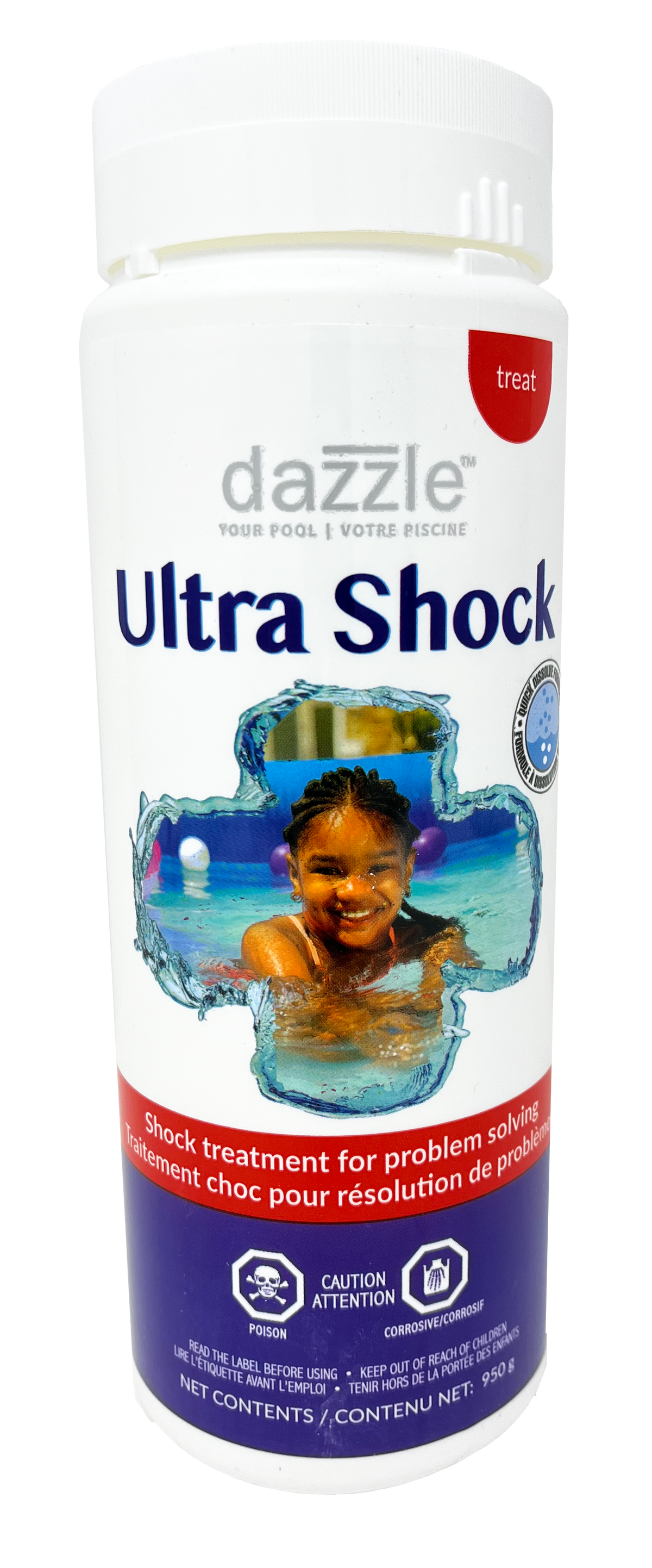 Dazzle Ultra Shock (950gm) (P/N: DAZ02501) — Aqua-Tech