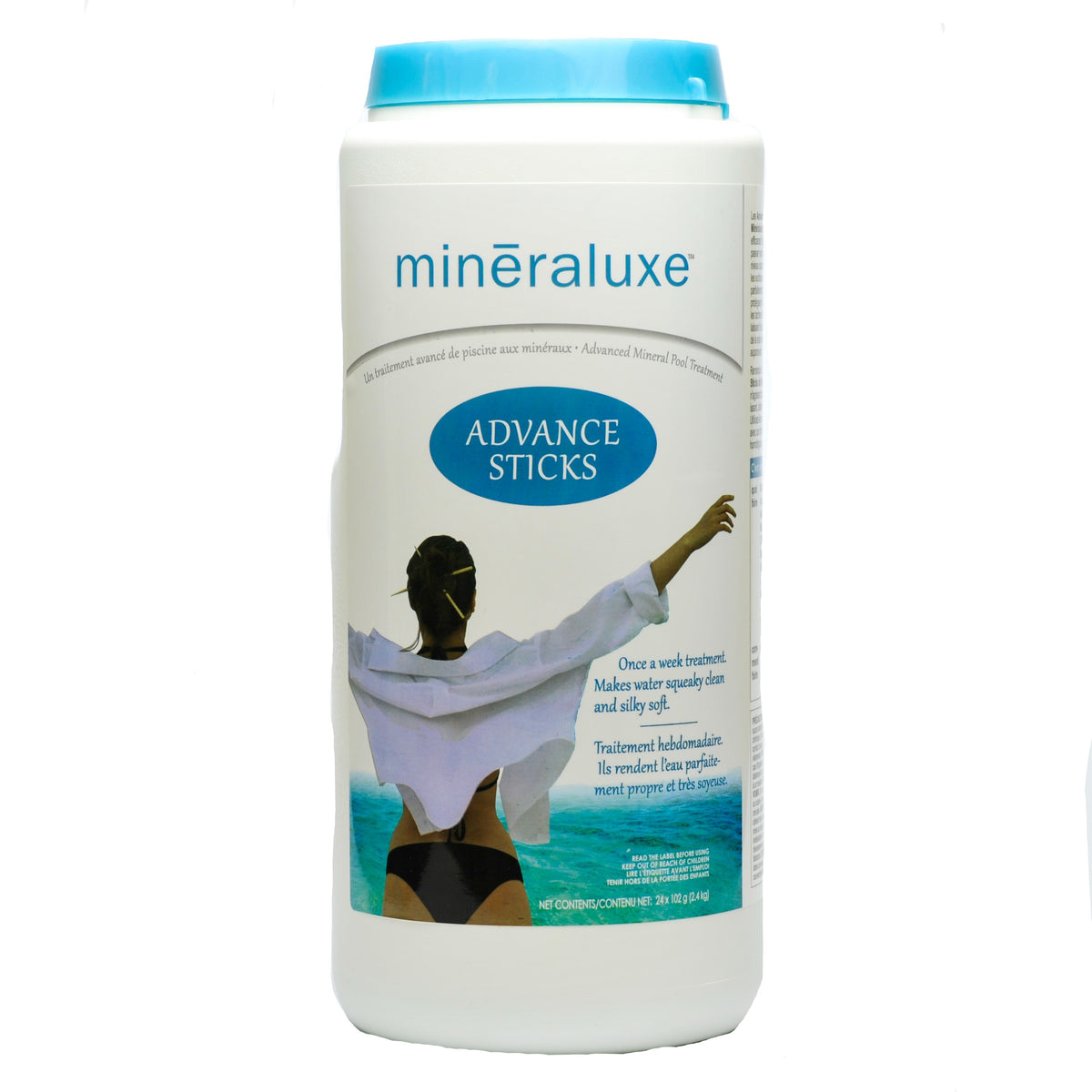 Mineraluxe Advance Sticks for Pools (2.4 kg = 24 x100 gm per stick) (P ...