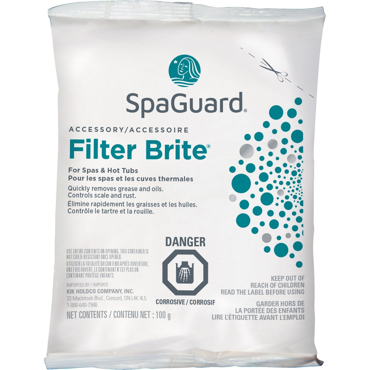 SpaGuard Filter Brite™ (100gm) (P/N: 7544) — Aqua-Tech