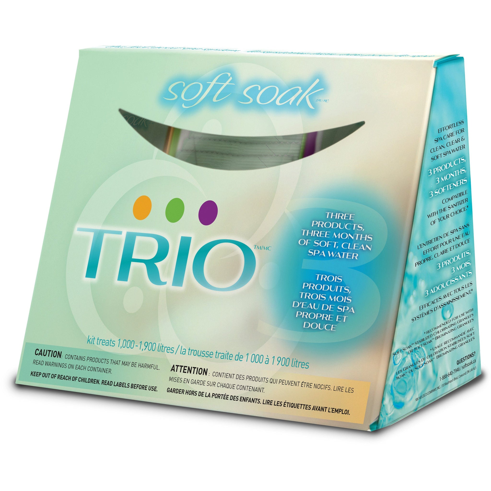 SpaGuard Soft Soak® TRIO™ Spa Kit (3 Month Kit) (P/N: 4201)