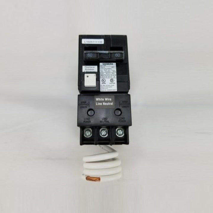 Siemens Spa/Hot Tub Outdoor Panel with 60 Amp GFCI Breaker (P/N: W0408 ...