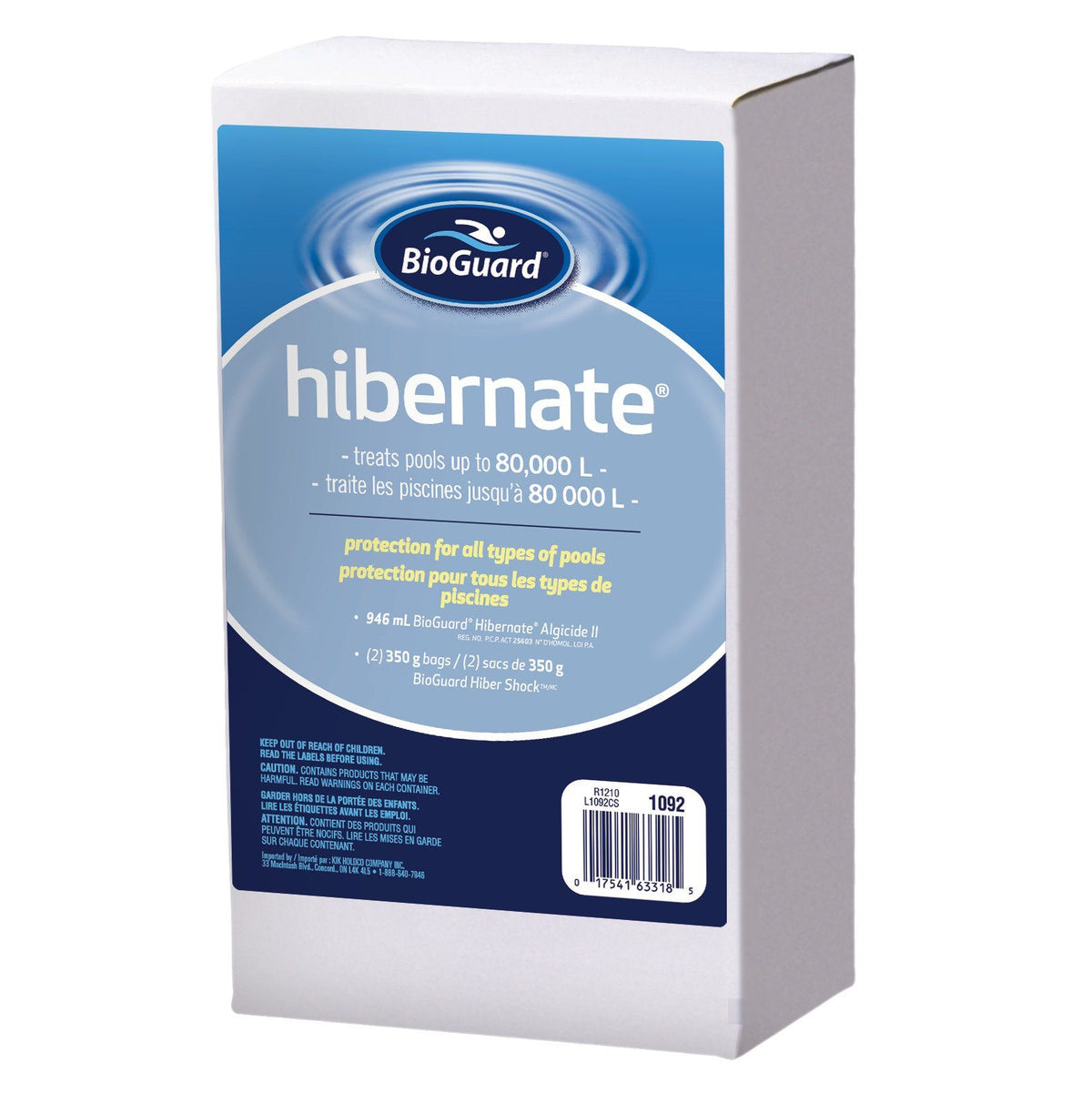 BioGuard Hibernate® Closing Kit - 80 (Treats up to 80,000ltr) (P/N: 10 ...