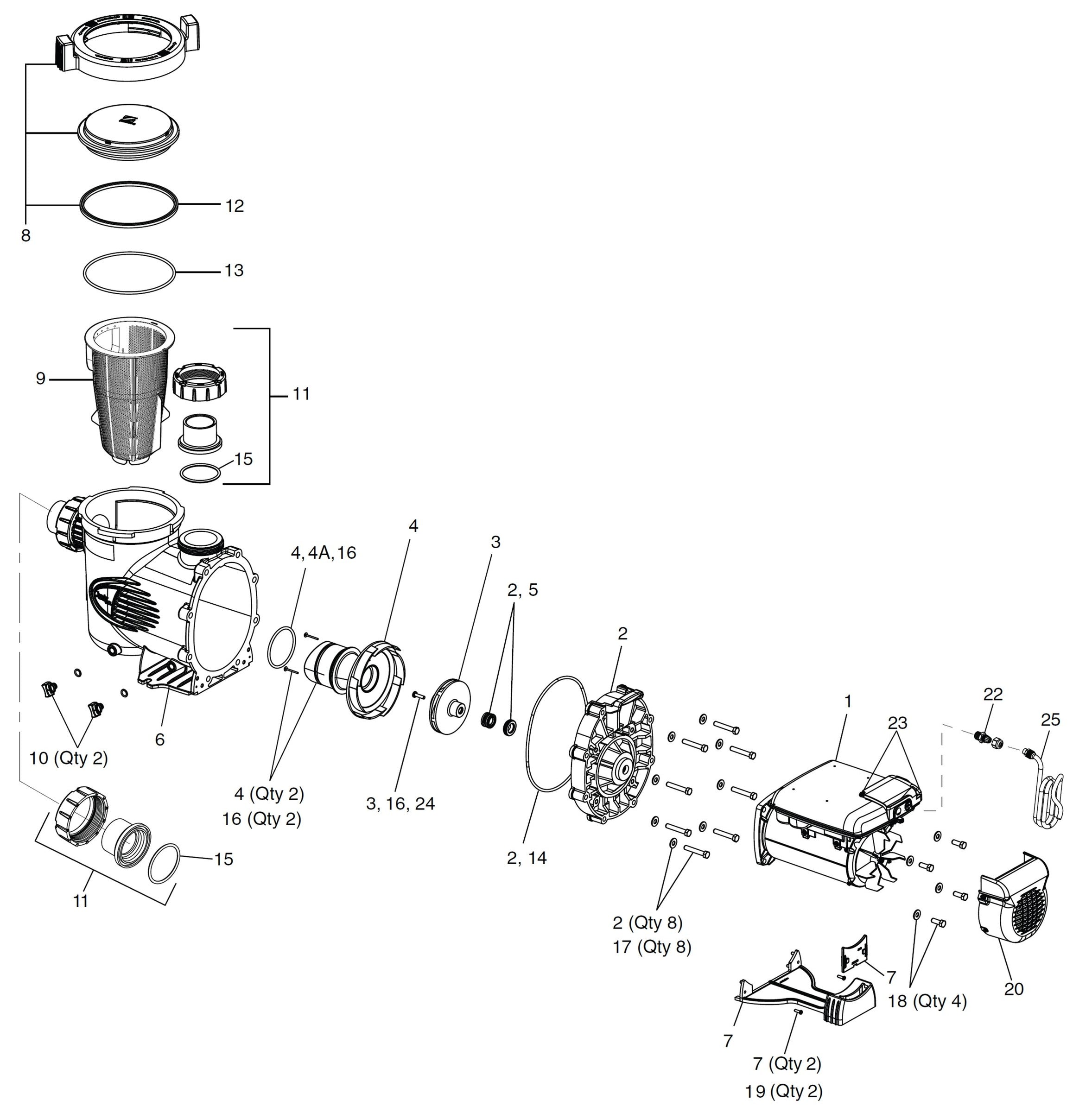 Zodiac/Jandy Lid Seal And Lid O-Ring Replacement (P/N: R0446200) SHIPS ...